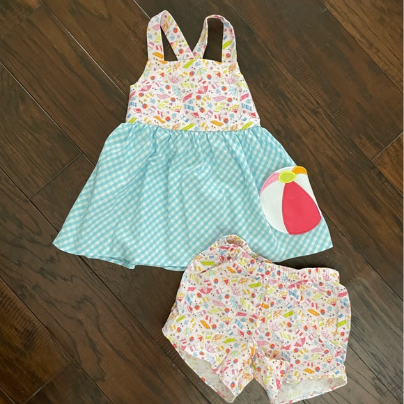 Ricrac & Ruffles | Matching Sets | Ricrac Ruffles Beach Ball Set Size 5 ...